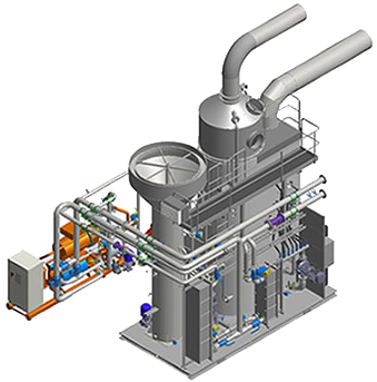 Scrubber with heat pump CSx HP – Caligo Industria